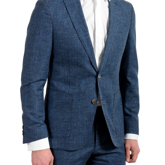 Hugo Boss | Suits & Blazers | Hugo Boss Naltonben2 Mens Linen Wool Slim ...
